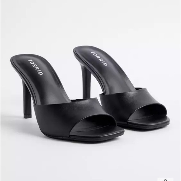 torrid | Shoes | Nwt Stiletto 4 Inch Black Mule Heel Torrid Size 2 12ww ...
